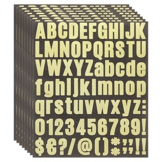 Glitter Letter Stickers, Self-Adhesive Alphabet Sticker Letter Number ...