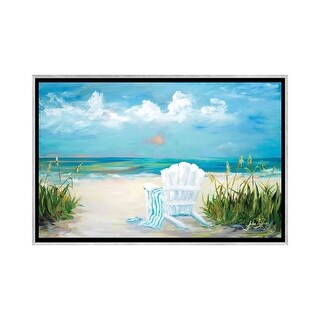 iCanvas "Beach Scene II" by Julie Derice Framed - Bed Bath & Beyond ...