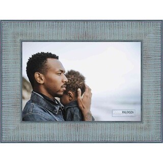 15x10 Distressed/Aged Complete Wood Picture Frame with UV Acrylic, Foam ...