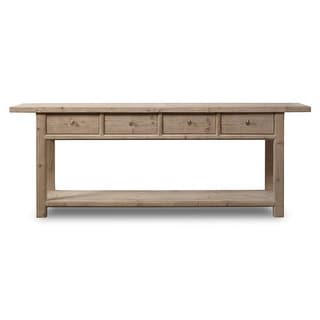 Long Amalfi Console Table with 4 Drawers 90 inches - Bed Bath & Beyond ...
