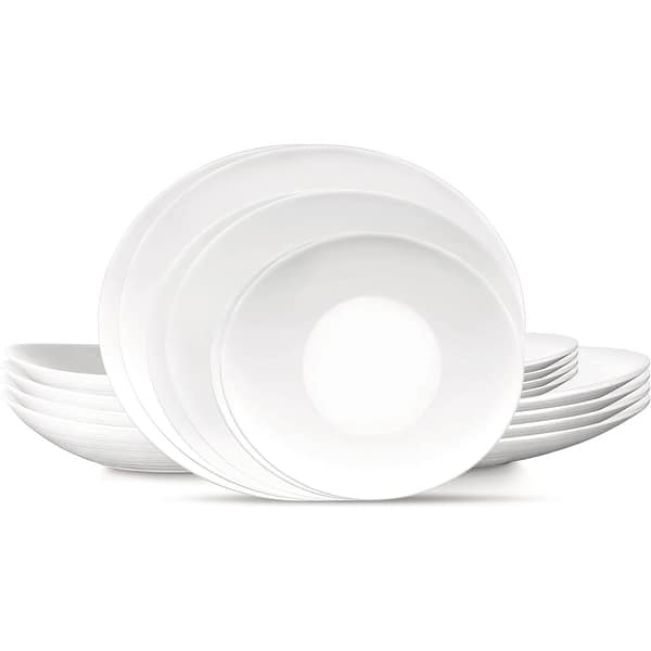 Bormioli Rocco 18 Piece Prometeo Dinnerware Service - Bed Bath & Beyond ...