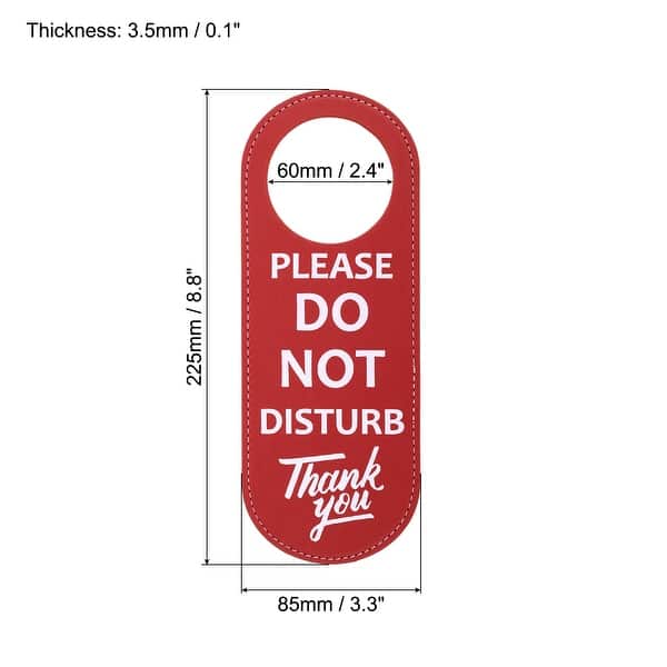 2Pcs Do Not Disturb/Welcome Knock Hang Sign Double Side Door Knob ...