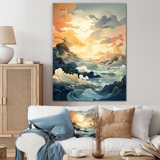 Designart "Bold Storms Landscape I" Storms Wall Art - Bed Bath & Beyond ...
