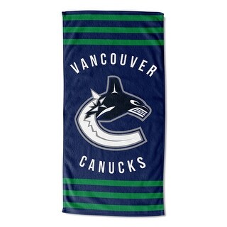 NHL 620 Canucks Stripes Beach Towel - 30x60 - Bed Bath & Beyond - 33579638