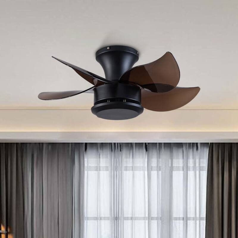 23" Modern Reversible Ceiling Fan 6 Speeds with Remote Control - N/A ...