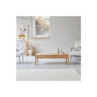 OROA Eden Rectangular Oak Coffee Table - Bed Bath & Beyond - 36486832