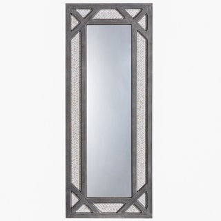 StyleCraft Barnwood & Woven - Wooden Coastal Mirror Cane Insets - Bed ...