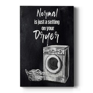 Normal Is Just A Setting Premium Gallery Wrapped Canvas - Ready to Hang ...