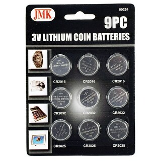 9-pc. 3V Lithium Coin Batteries - Bed Bath & Beyond - 16056823