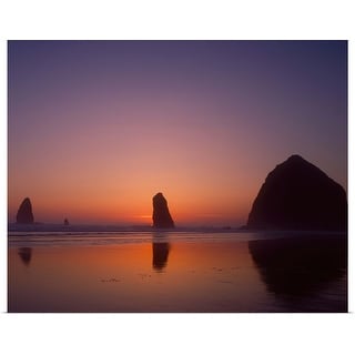 "USA, Oregon, Haystack Rock" Poster Print - Multi - Bed Bath & Beyond ...