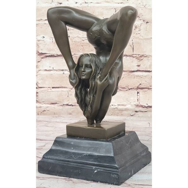 Female Contortionist Acrobat Athlete Gymnast Bronze Figure Statue ...