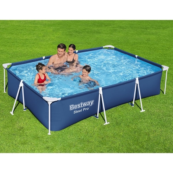 rectangular inflatable pool with pump