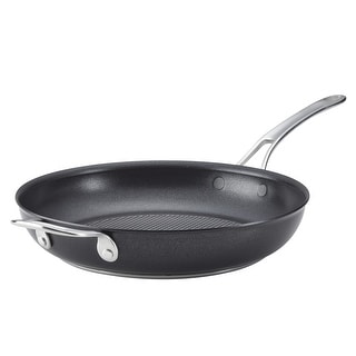 Anolon X Hybrid Nonstick Induction Frying Pan With Helper Handle, 12 ...