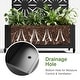 Iron Black Planting Box with Climbing Frame Stars - Bed Bath & Beyond ...
