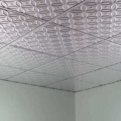 FASÄDE Minidome Decorative Vinyl 2ft x 2ft Lay in Ceiling Panel in ...