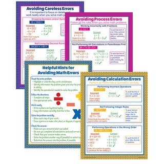 Avoiding Math Errors Poster Set - Bed Bath & Beyond - 22156172
