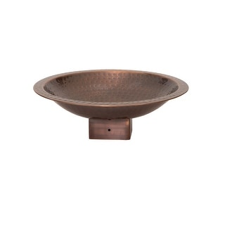 Achla Designs 14" Hammered Copper Birdbath, Garden Accent for 4x4 ...