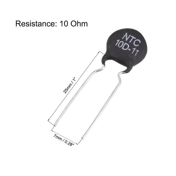 NTC Thermistor Resistors 10D-11 3A 10 Ohm Inrush Current Limiter 20Pcs ...