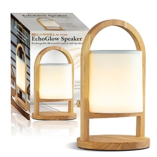 Bell + Howell EchoGlow Rechargeable Bluetooth Lantern Speaker Touch ...