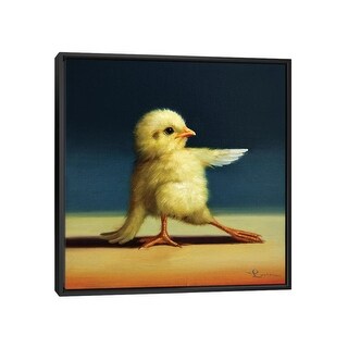 iCanvas "Bent Knee (Yoga Chick)" by Lucia Heffernan Framed - Bed Bath ...