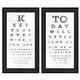 TrendyDecor4U Contemporary "Eye Charts" 2-Piece Vignette by Marla Rae ...