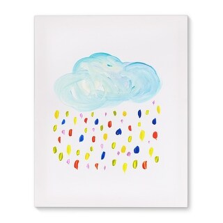 RAINING RAINBOW CLOUD Canvas Art By Soosoostudios - Bed Bath & Beyond ...