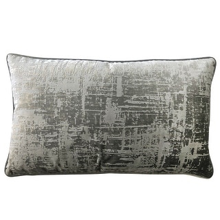 Rodeo Home Halston Cut Velvet Distressed Lumbar Pillow - Bed Bath ...