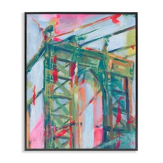 Stupell Bridge Arch Abstraction Framed Giclee Art Design By Ethan ...