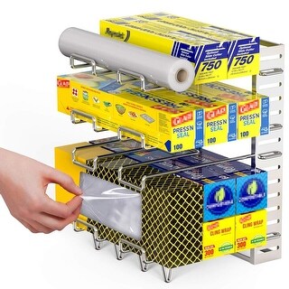 4-Tier Stackable Kitchen Wrap Organizer - Bed Bath & Beyond - 40973201