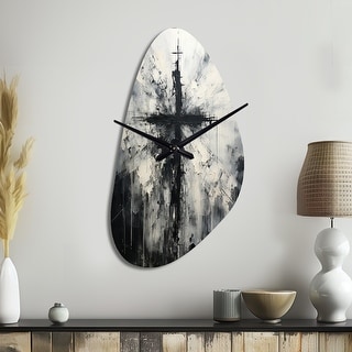 Minimalism Black And White Religious Cross - Christianity Large Wall ...