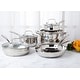 Denmark 10pc Stainless Steel Cookware Set - Bed Bath & Beyond - 38975536