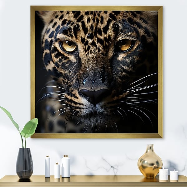 leopard abstract art