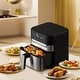 Uber Appliance Air fryer XL Premium - 7QT SS - Ceramic Non-stick PFOA ...