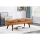 Amanda 54" Mid-Century Bench - Bed Bath & Beyond - 36074404