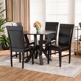 Nada Modern and Contemporary 5-Piece Dining Set - Bed Bath & Beyond ...