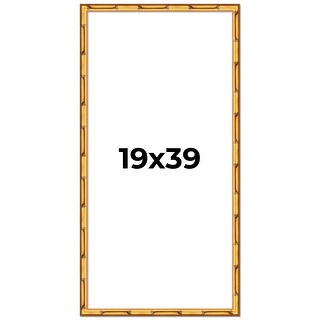 19x39 Frame Gold Real Wood Picture Frame Width 1 inches | Interior ...