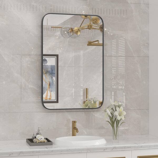 Wall-Mounted Mirrors - Premium Rectangular Bathroom Mirror - Bed Bath ...