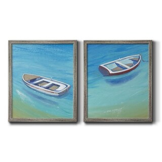 Anchored Dingy I Premium Framed Canvas - Ready to Hang - Multi-Color ...