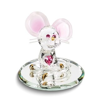 Curata Too Cute Mouse Handcrafted Glass Figurine - Bed Bath & Beyond ...