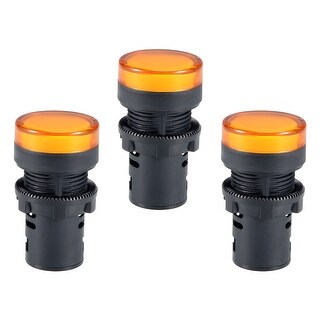 Indicator Lights AC/DC 24V, Flush Panel Mount 7/8" 22mm, 3Pcs - Bed ...