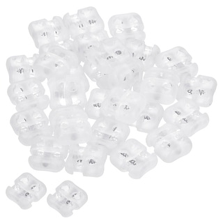 Cord Locks, 30 Pack Oval Spring Toggle Stopper, Clear - Bed Bath ...