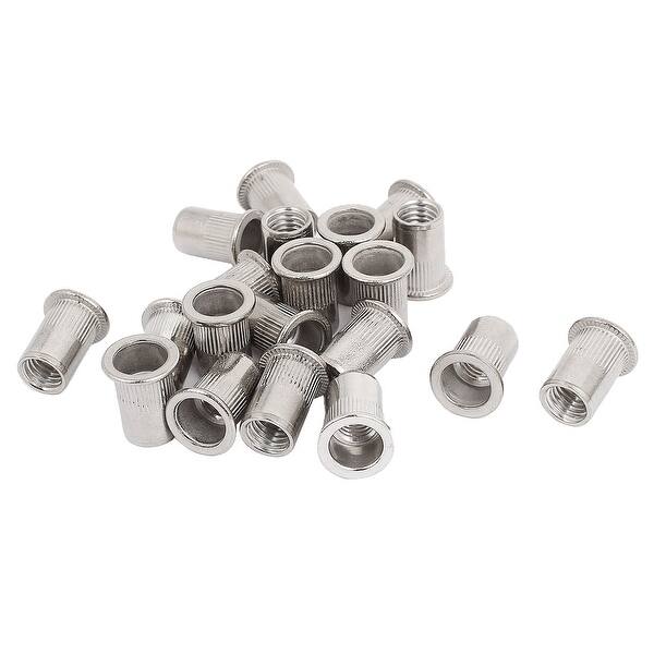 M10 Thread 304 Stainless Steel Rivet Nut Insert Nutsert 20pcs - Silver ...