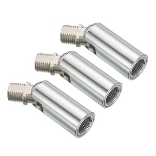 3Pcs 180 Degree Sloped Ceiling Light Adapter M10 Thread Chrome - Bed ...