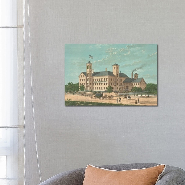 iCanvas "Union Straw Works, Foxboro, Massachusets" by American School ...