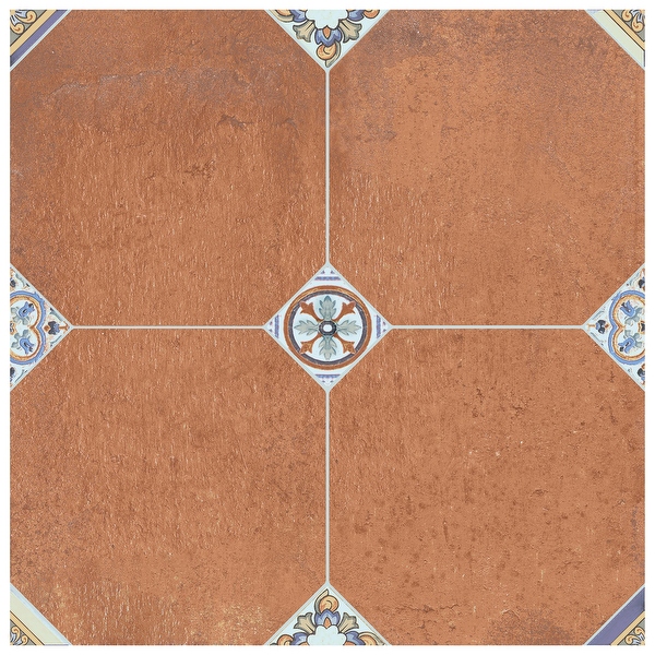 Merola Tile Manises Decor Cuero 13-1/8