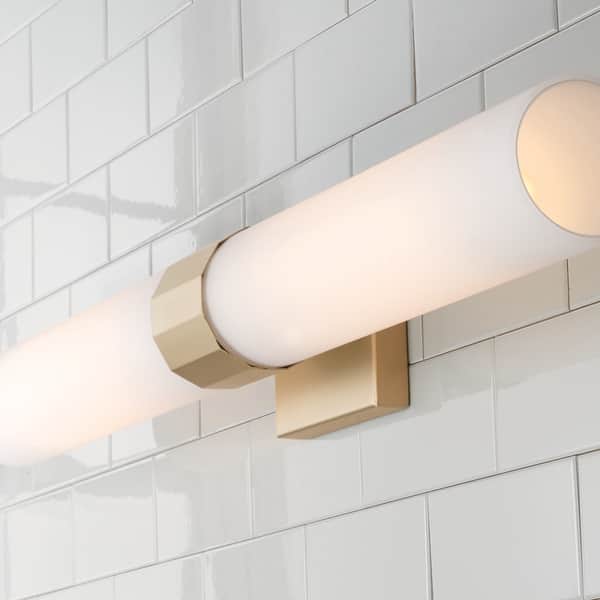 Sutton 2-light Soft Gold Wall Sconce/ Bath Vanity Fixture - Bed Bath & Beyond - 35805122