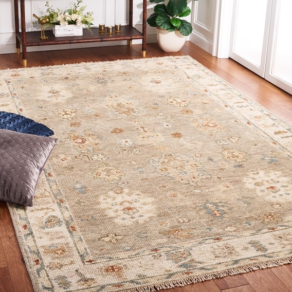 SAFAVIEH Hand-Knotted Samarkand Humildad Traditional Wool Rug - On Sale ...
