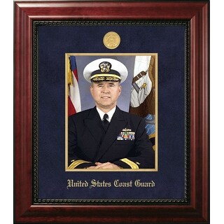 Patriot Frames Coast Guard 8x10 Portrait Executive Frame with Gold ...