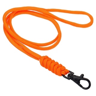 Neck Lanyard Badge Lanyards Long Strap ID Card Holder Keychains Orange ...