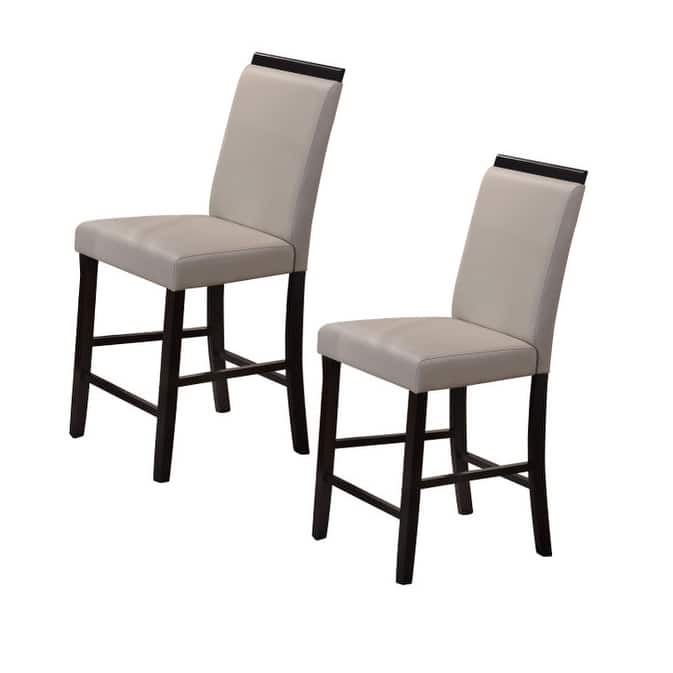 Counter Height Parsons Chairs (Set of 2) - Overstock - 11864191